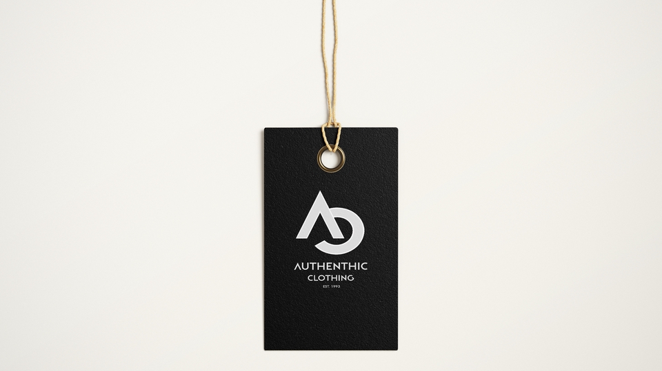 Desain Hang Tag, Label Tag, Kartu Nama 1 Hari Jadi