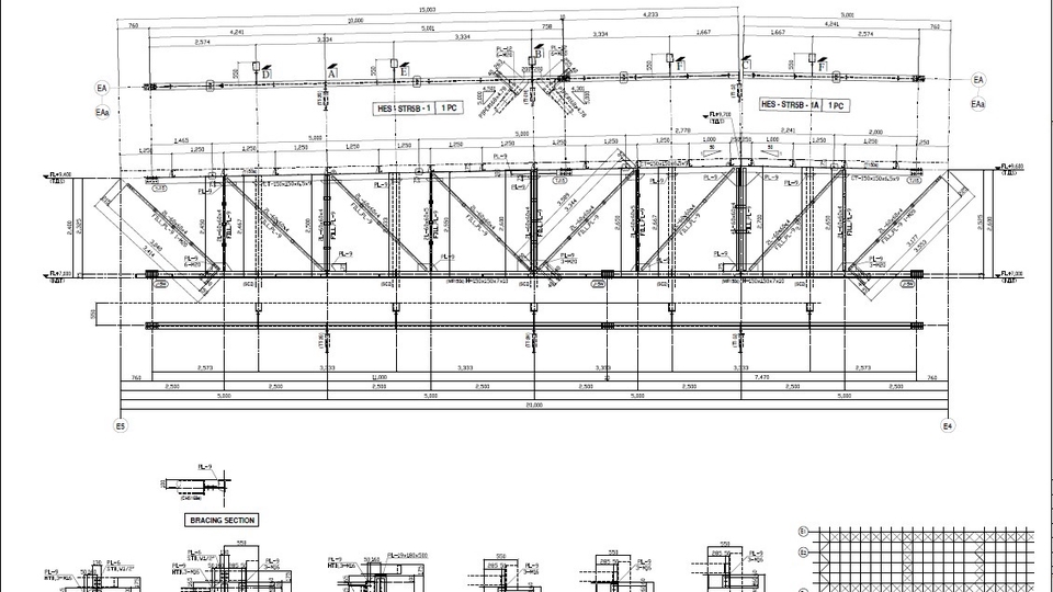 shop drawing autocad 2D