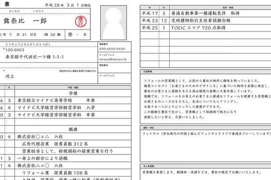 PEMBUATAN CV BAHASA JEPANG (RIREKISHO)