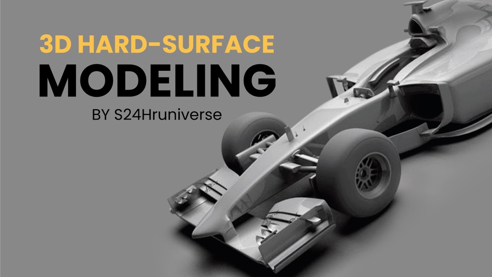 รับปั้นโมเดล 3D Hard-Surface Modeling