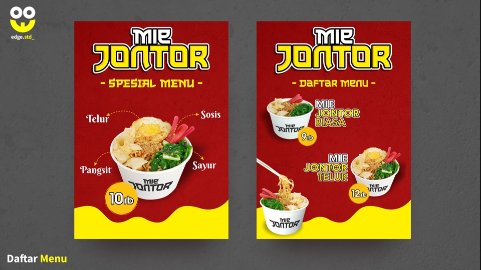 DESAIN BANNER & MENU Untuk semua kebutuhan
