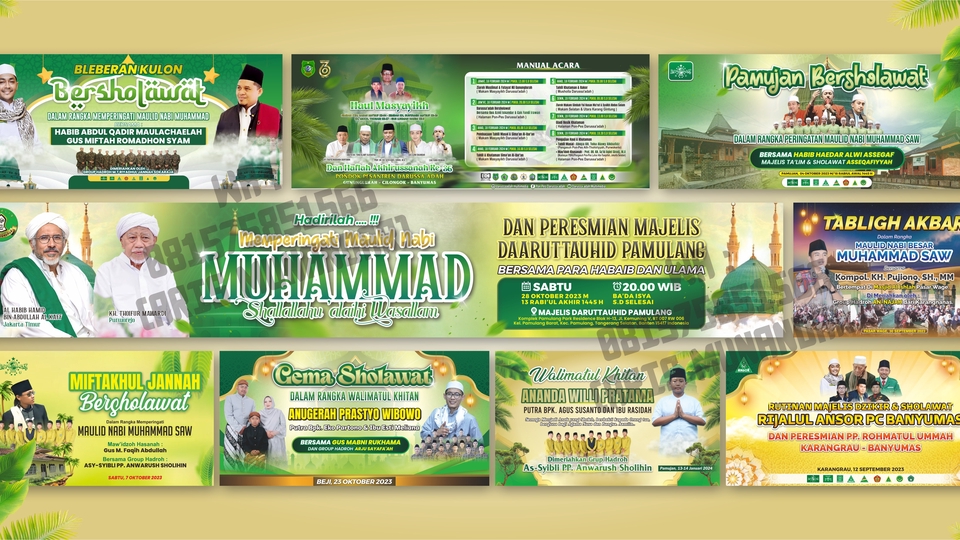 DESAIN SPANDUK/BANNER/BACKDROP