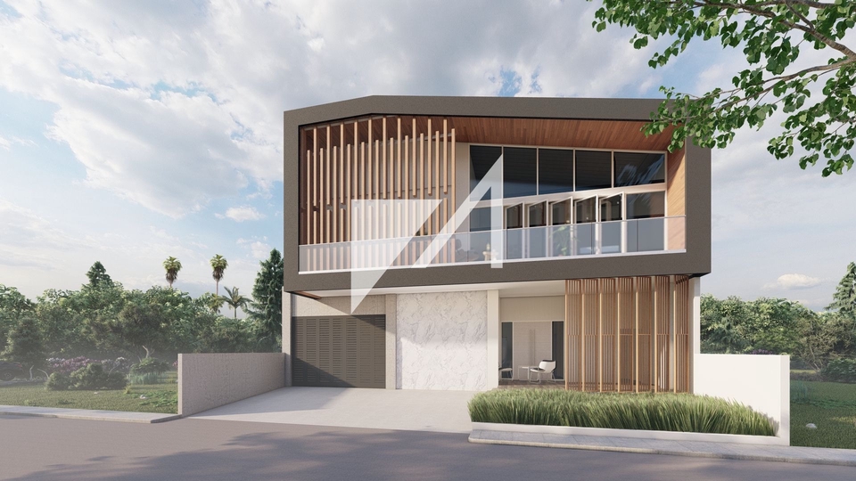 Desain 3d Facade Arsitektur (Semarang)