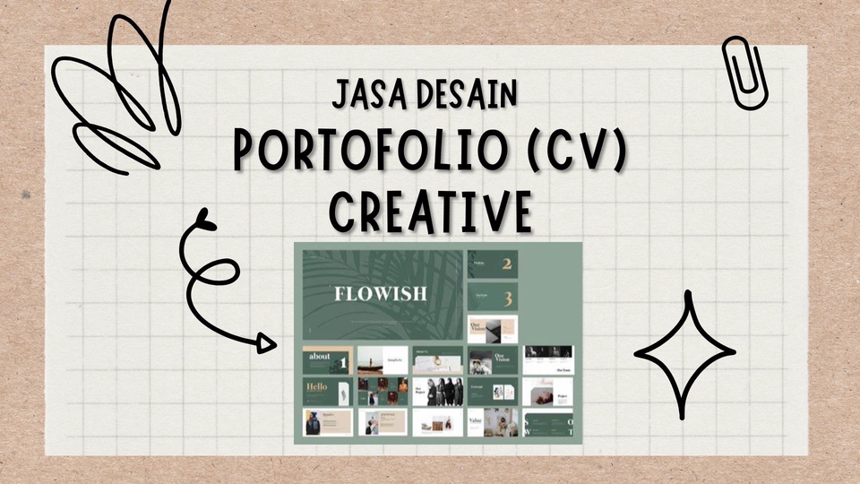 JASA DESIGN PORTOFOLIO CV CREATIVE