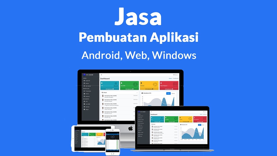Jasa Pembuatan Aplikasi Android, Web, Windows Murah