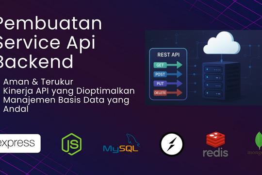Pembuatan service API Backend, dengan node js (express js)