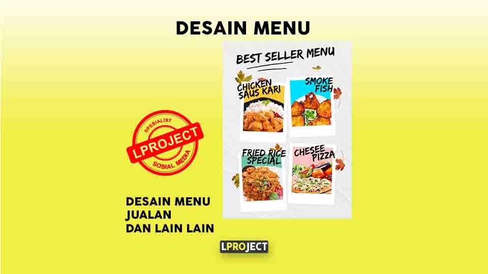 Desain Menu Jualan