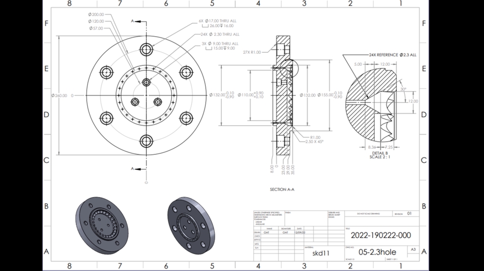 ออกแบบ เขียนแบบ ดราฟงาน 3D/2D Assembly part overall, ที่สำคัญราคาถูก ...