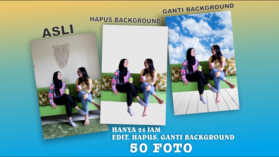 EDIT, HAPUS BACKGROUND FOTO