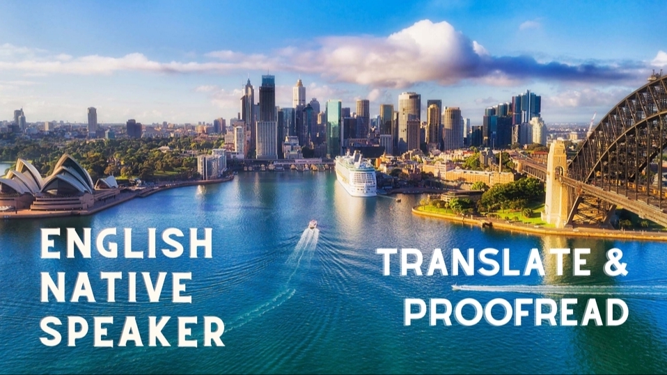 Australian Native Speaker Translator and Proofreader (Eng - Indo & Vice ...