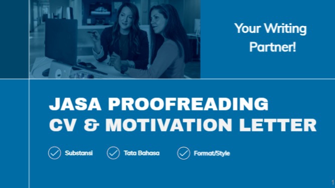 Jasa Proofreading CV, Motivation Letter, dan Cover Letter Sehari Jadi