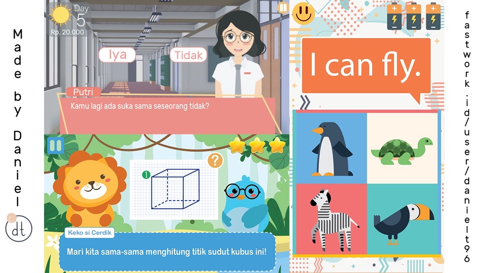 Jasa Membuat Game Visual Novel & Media Interaktif HQ ( Android, HTML5 ...