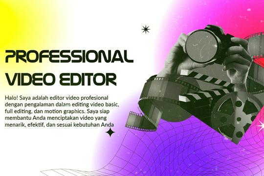 Video Editing Pro untuk Konten Kreator, Iklan, Vlog, DSB