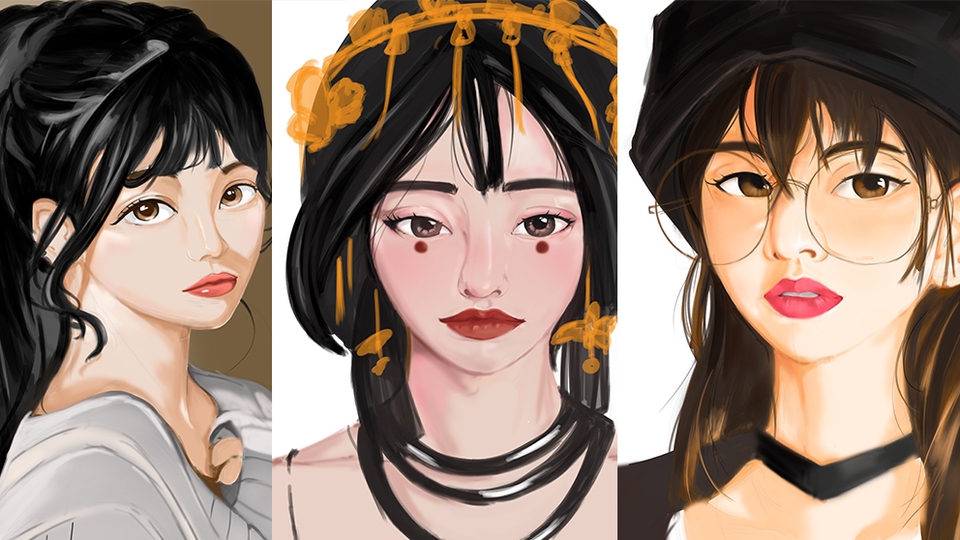 รับวาดภาพ Digital Art สไตล์ semi-realistic art