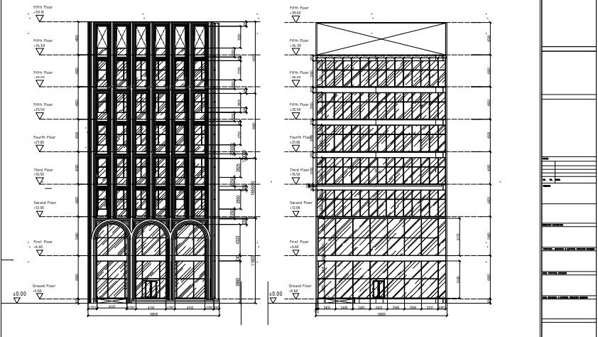 Draft CAD Gambar Kerja 2D, DED, IMB, Architect, Structure, dan Interior