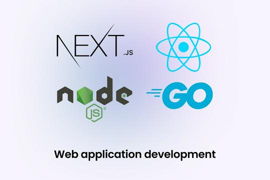 รับทำเว็บไซต์ Web app React, Next.JS, Node.js, Golang
