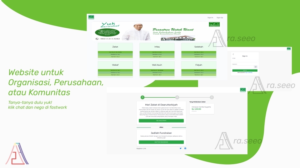 Landing Page, Web Company Profile, Buat Website Perusahaan, Bikin ...