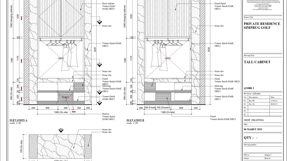SHOP DRAWING INTERIOR Profesional & Hasil Cepat