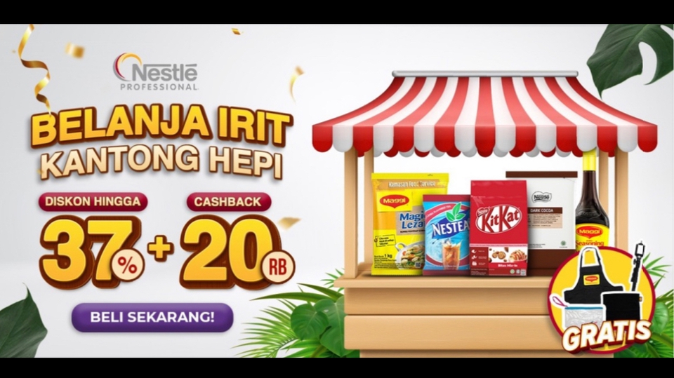 Pembuatan Copy-visual Headline Banner Menarik