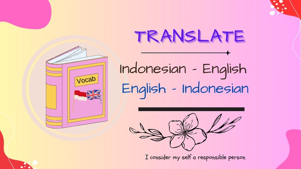 Translate /!Editing English to Indonesian and Indonesian to English