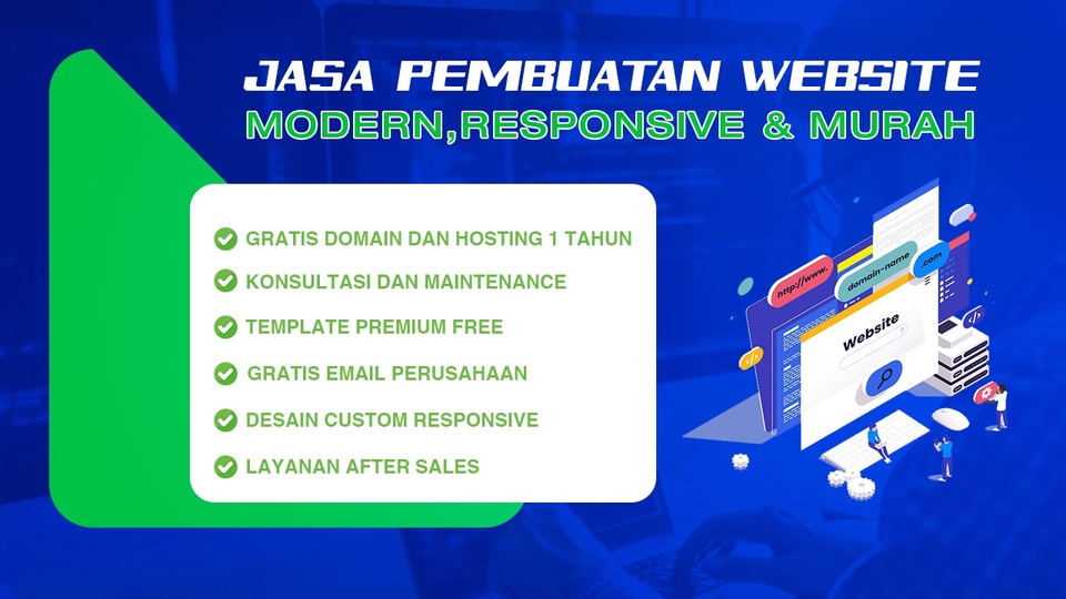 Jasa Pembuatan Website Modern, Responsive & Murah (Fitur Wordpress)