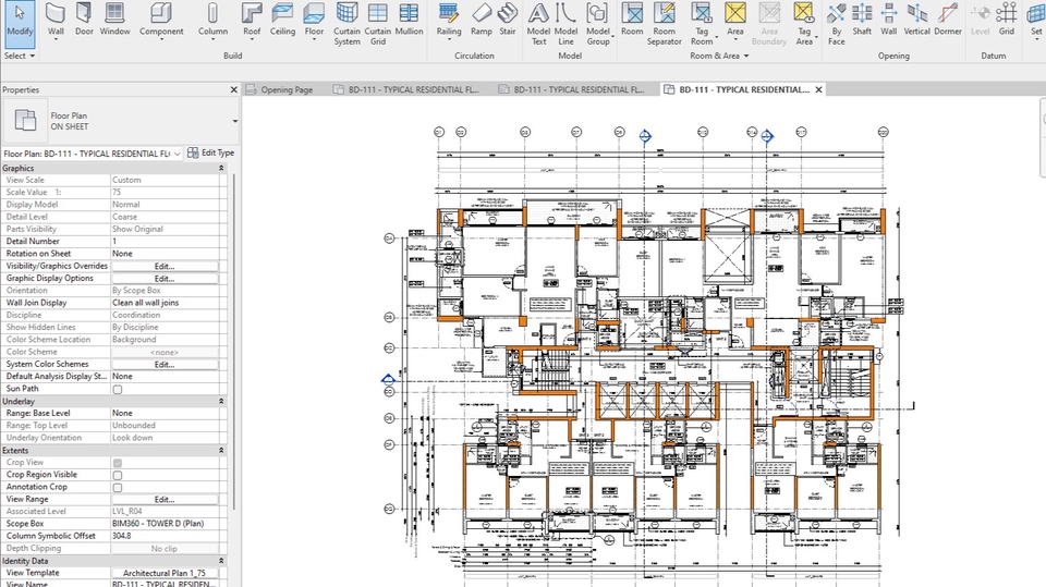 รับจัดทำ BIM Model โดยใช้โปรแกรม Revit