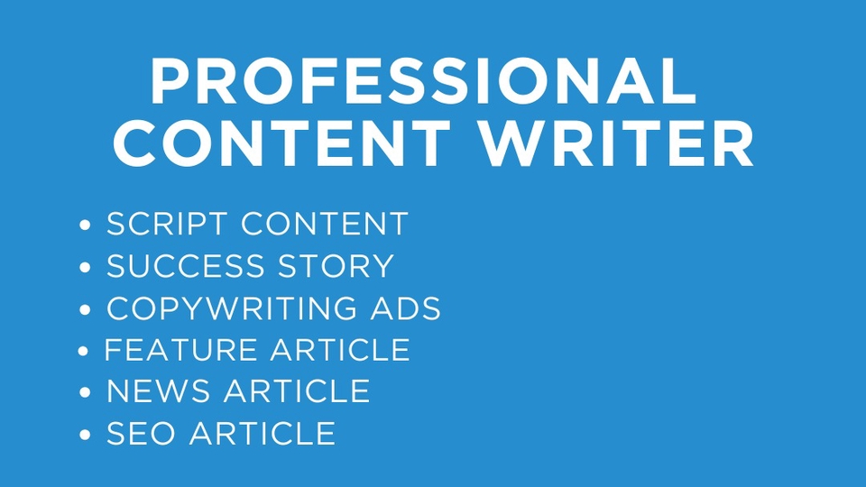 Article and Content Writer