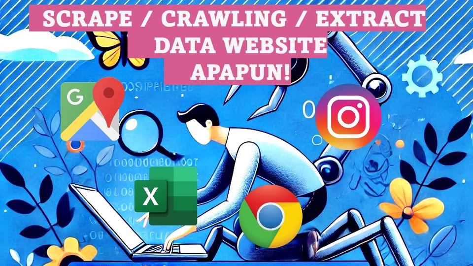 Jasa Scrape / Crawling / Extract Website Apapun!