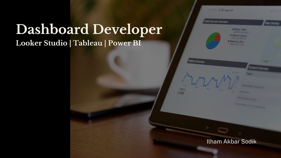 Dashboard Interaktif Data Visualization (Looker Studio | Tableau | PowerBI)