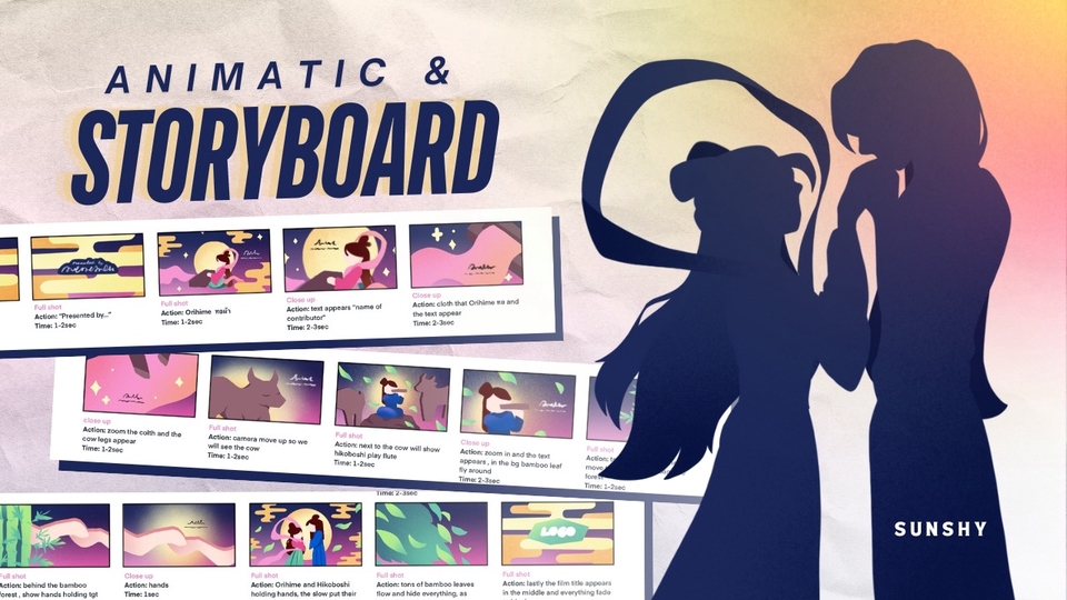 Story Board + Animatic วาดสตอรี่บอร์ดและทำวีดีโออนิเมติก