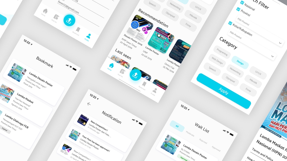 UI/UX Website dan Mobile, Selesai Dalam Kurung Waktu Seminggu