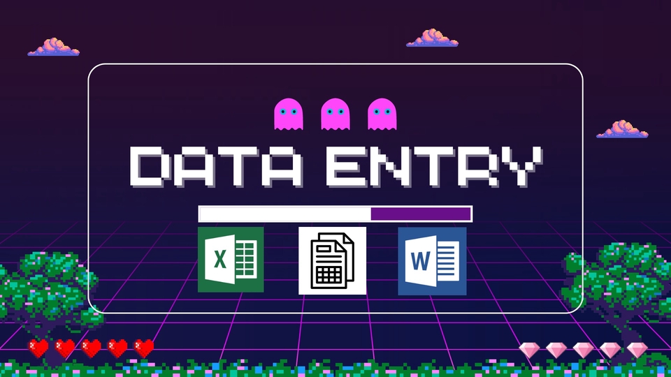 Jasa Entri Data (Microsoft Word, Microsoft Excel, Google spreedsheat, dll)