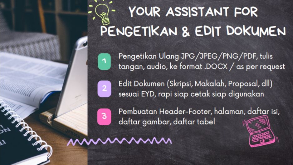 Ketik dan Edit Dokumen, Cepat & Berkualitas