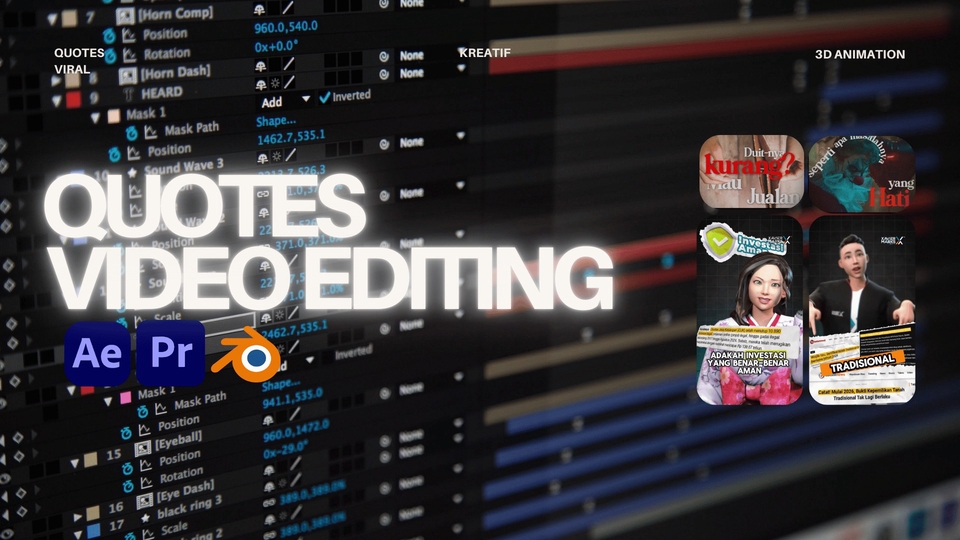 Video Quotes Kreatif dengan Visual Menarik untuk TikTok, Reels, dan ...