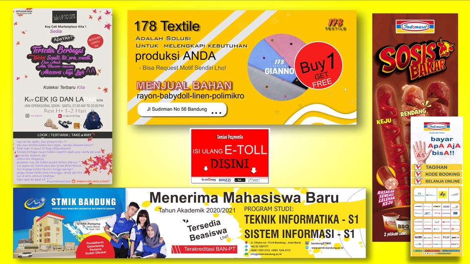 Desain Flyer, Brosur, Banner, dll