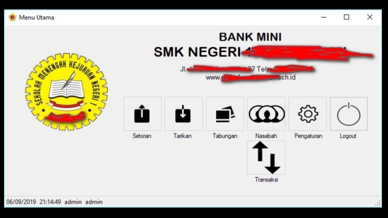 Aplikasi Desktop Bank Mini Untuk Sekolah