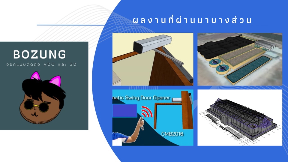 VDO presentation merge with 3D Program