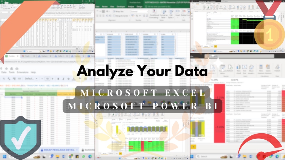 Penyusunan, Pengolahan, Reporting serta Visualisasi Data