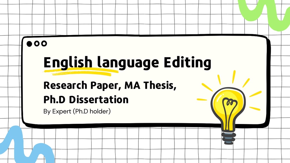 รับพิสูจน์อักษรภาษาอังกฤษ (Proofreading and Editing Research papers, MA ...