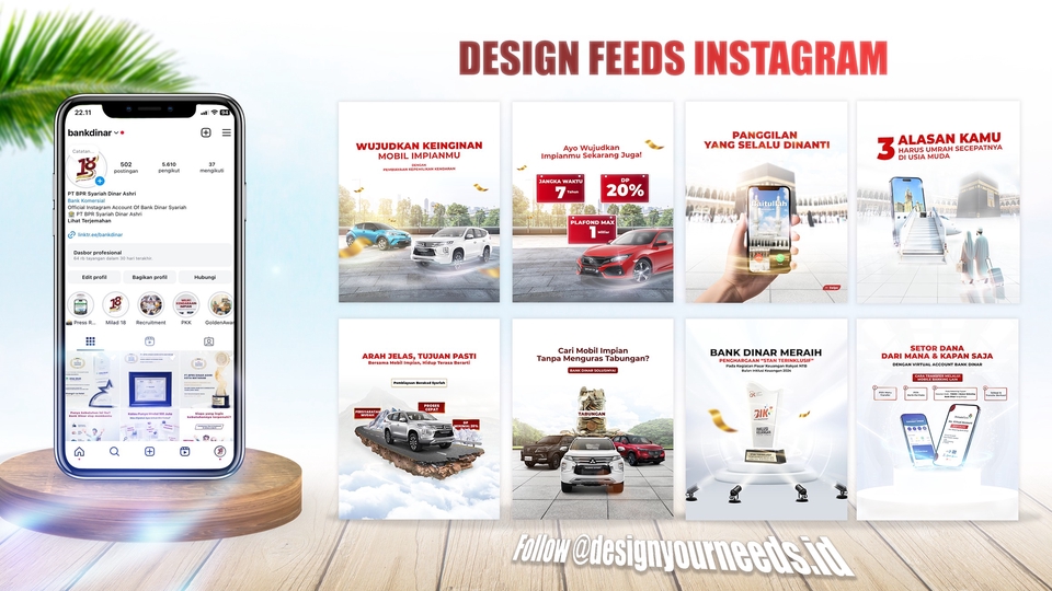 Design Feeds Instagram / Cover Linkedin / Cover Facebook