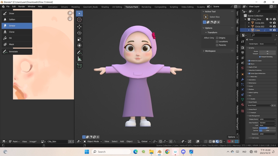 Jasa Modeling Karakter 3D Profesional