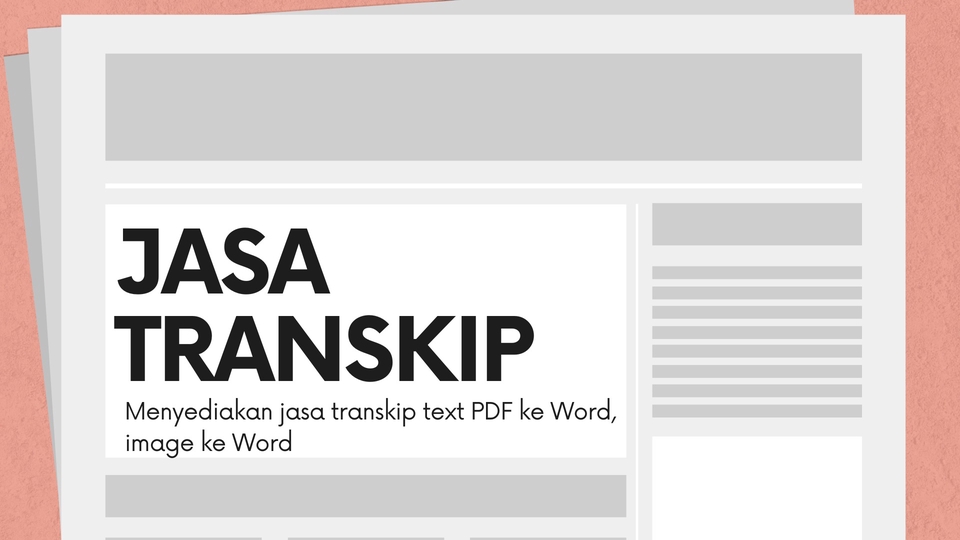 Transkip text dari image/ pdf ke word