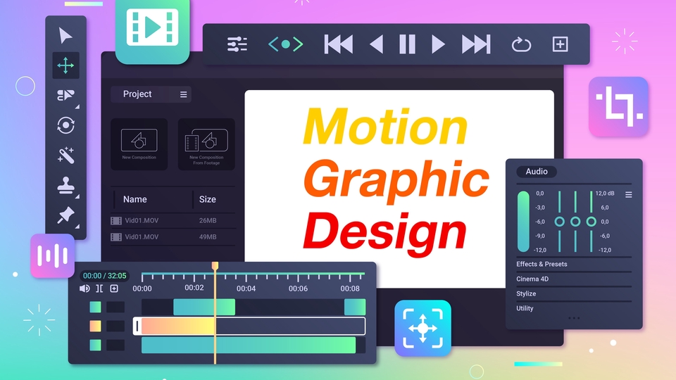 รับออกแบบ Motion graphic 2D