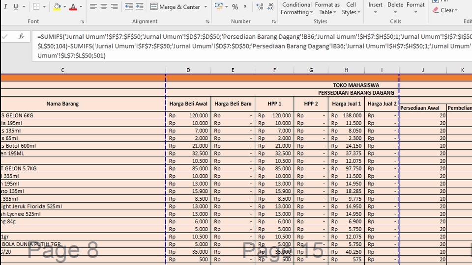 Pengerjaan Data Excel