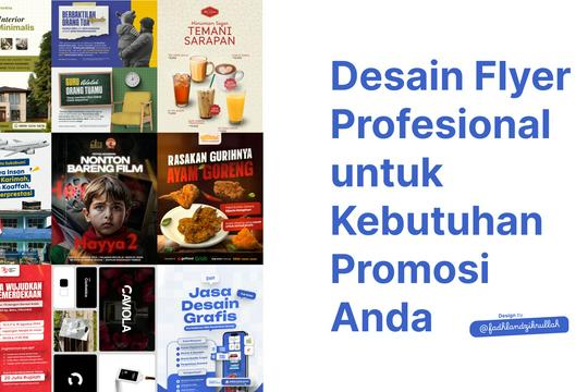 Jasa Desain Flyer Profesional untuk Kebutuhan Promosi Anda