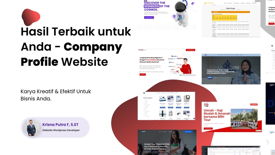 Spesialis Website Company Profile - Wordpress