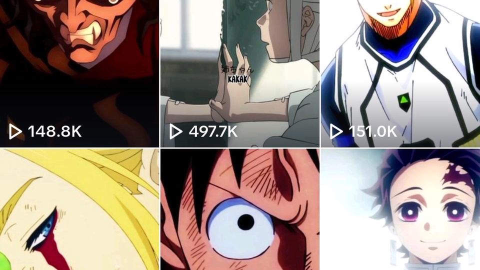 Jasa endorse tiktok akun anime harga terjangkau murah
