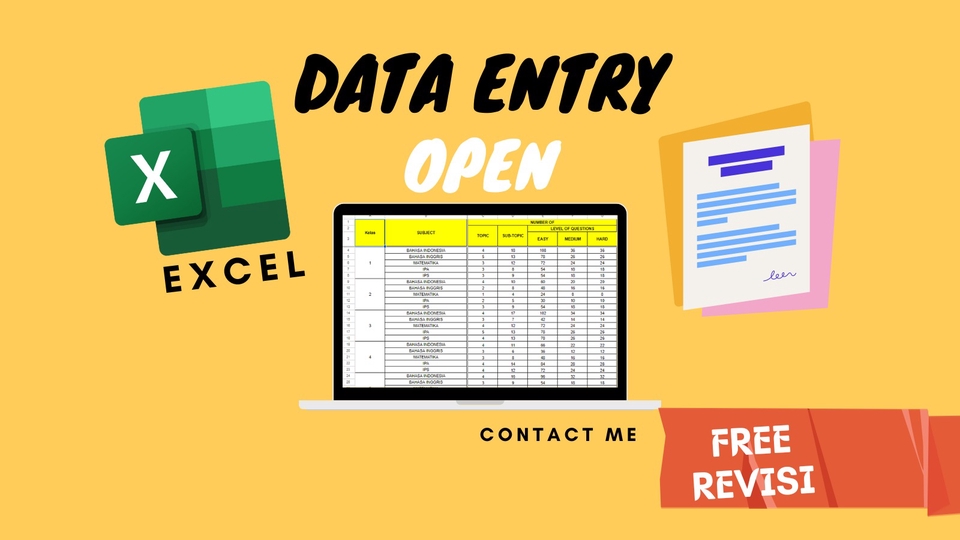 Jasa Data Entry Excel