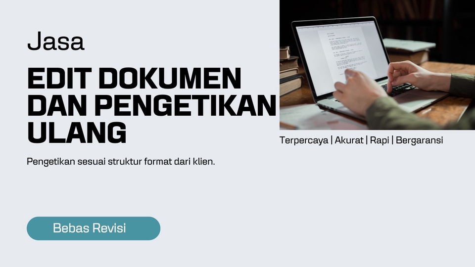 Jasa Edit Dokumen dan Pengetikan Ulang PDF atau JPG