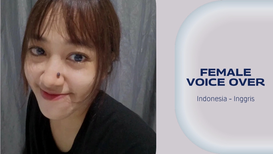 Jasa Voice Over | Dubbing Wanita [Indonesia- Inggris]